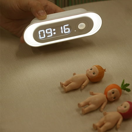Peggybuy Body Sensor Light Time Clock Modern Bedroom Light 600mAh for ...