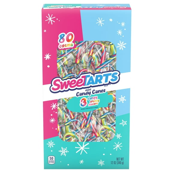 Skittles Christmas Flavored Candy Canes - Walmart.com