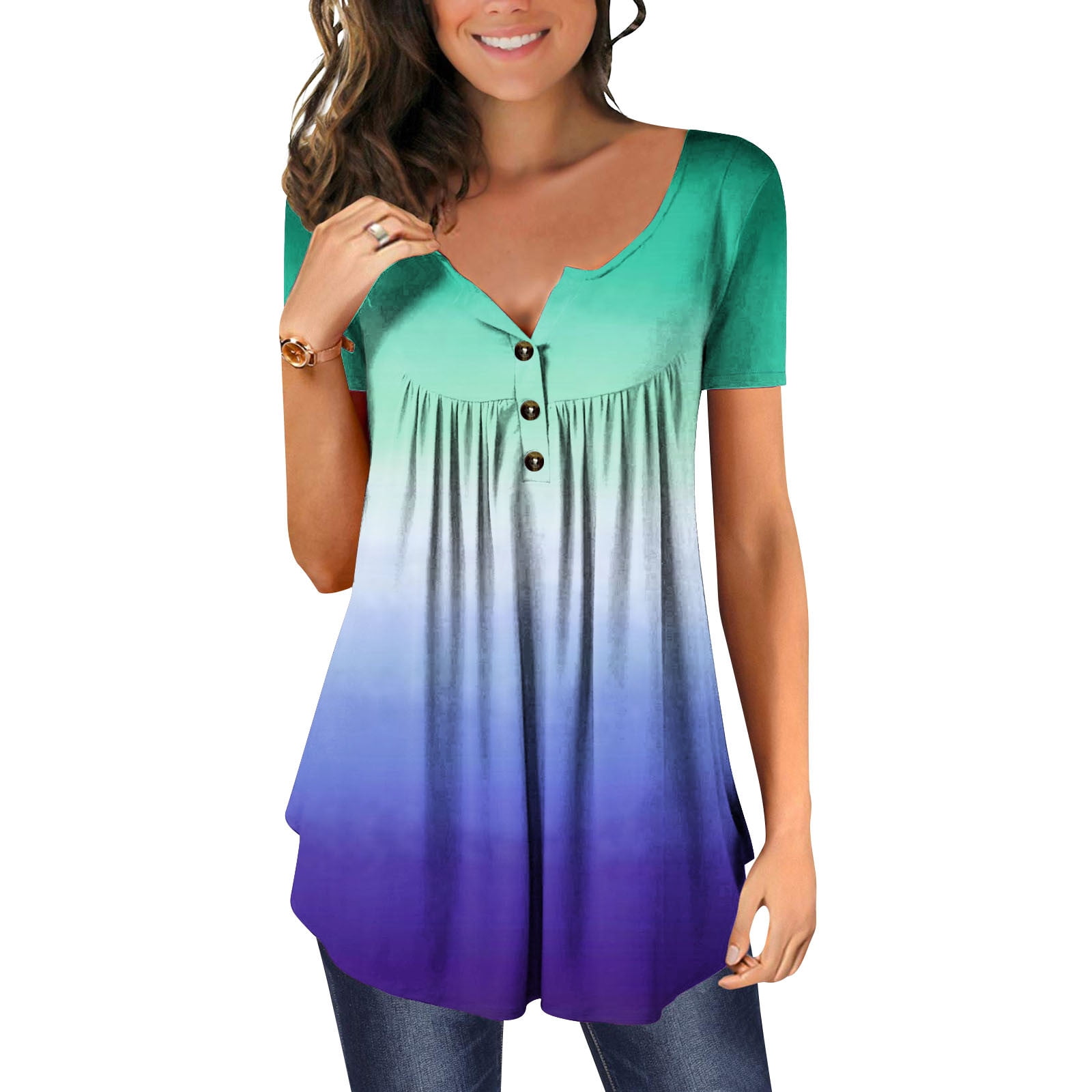 Click here for Chgbmok Summer Plus Size Womens Summer Tops Womens... prices