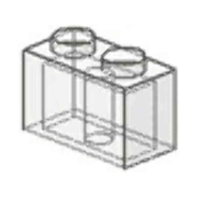Brick, 1 x 2 - Official LEGO® Part - Walmart.com