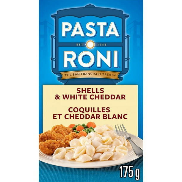 Pasta-Roni Shells & White Cheddar, 175g - Walmart.ca