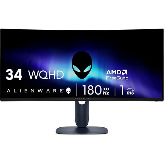 Restored Alienware 34 Curved Gaming Monitor – AW3425DWM - 34-inch WQHD ...