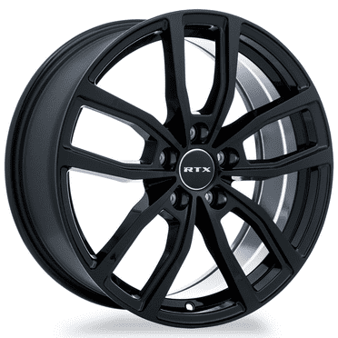 RTX Arai 16x6.5 5x114.3 ET40 CB67.1 Gloss Black Wheel - Walmart.com
