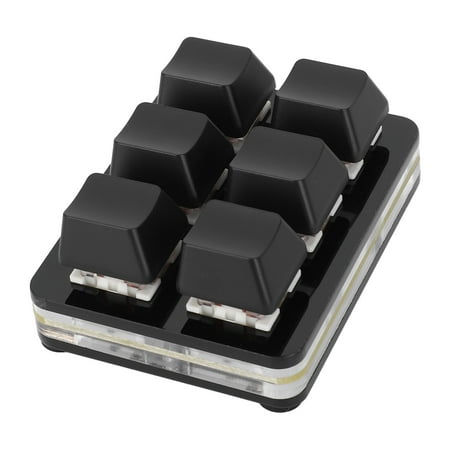 6 Key Keypad, USB C Wired Macro Keyboard Programmable, Hot Swappable ...