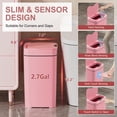 2 Pack Pink 2.7 Gal Smart Motion Sensor Bathroom Trash Can - Walmart.com