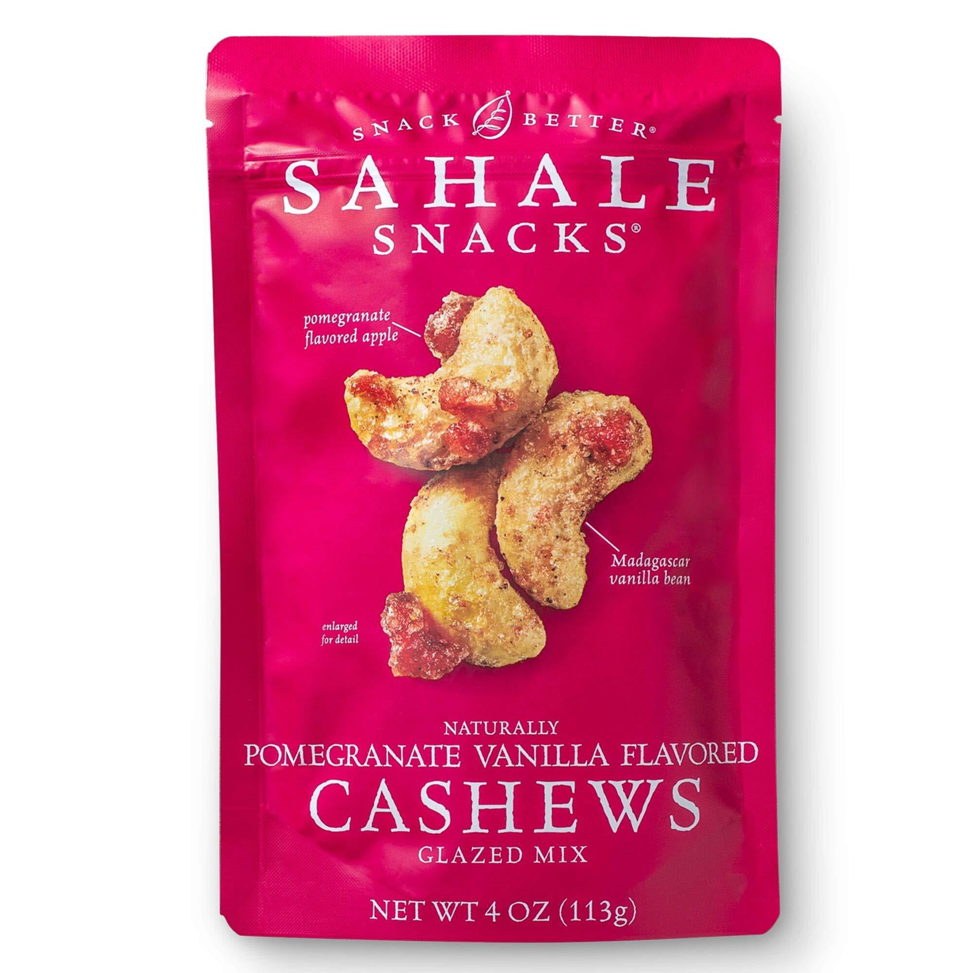 Sahale Snacks Pomegranate Vanilla Flavored Cashews Glazed Mix, 4 Ounces ...