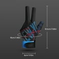 1Pc 3 Open Finger Billiards Glove left hands snookers Billiard Pool ...