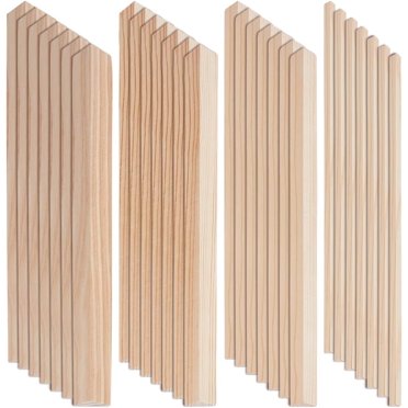 Uxcell 5/16 Inch Dowel Rods Wood Sticks 12 Inch Long Square Wooden ...