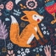 Lush Decor Pixie Fox Kids Animal Print Reversible Quilt, Full/Queen ...