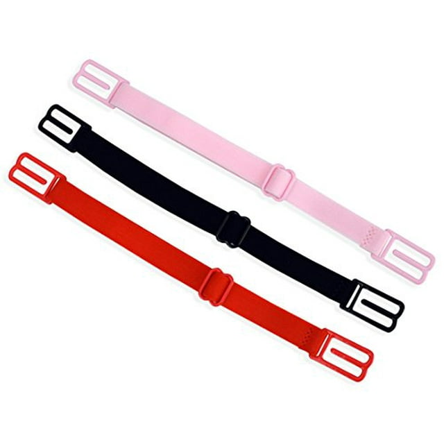 RAZOR Racerback Bra Strap Clips Pink, Black, Red Set of 3 - Walmart.com