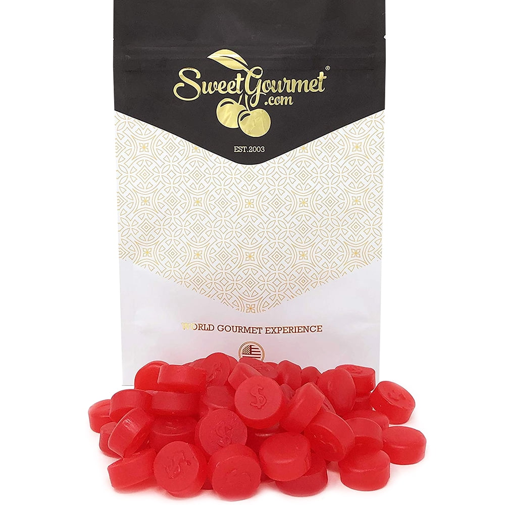 SweetGourmet Cherry JuJu Coins | Bulk Unwrapped Soft Candy | 1 Pound ...