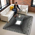 3D Hole Rug, Rugs That Look like a Hole, Trap Optical Illusion ...