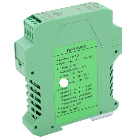 Signal Isolator, Insulation Current Signals Conditioner 1 IN 2 OUT For ...