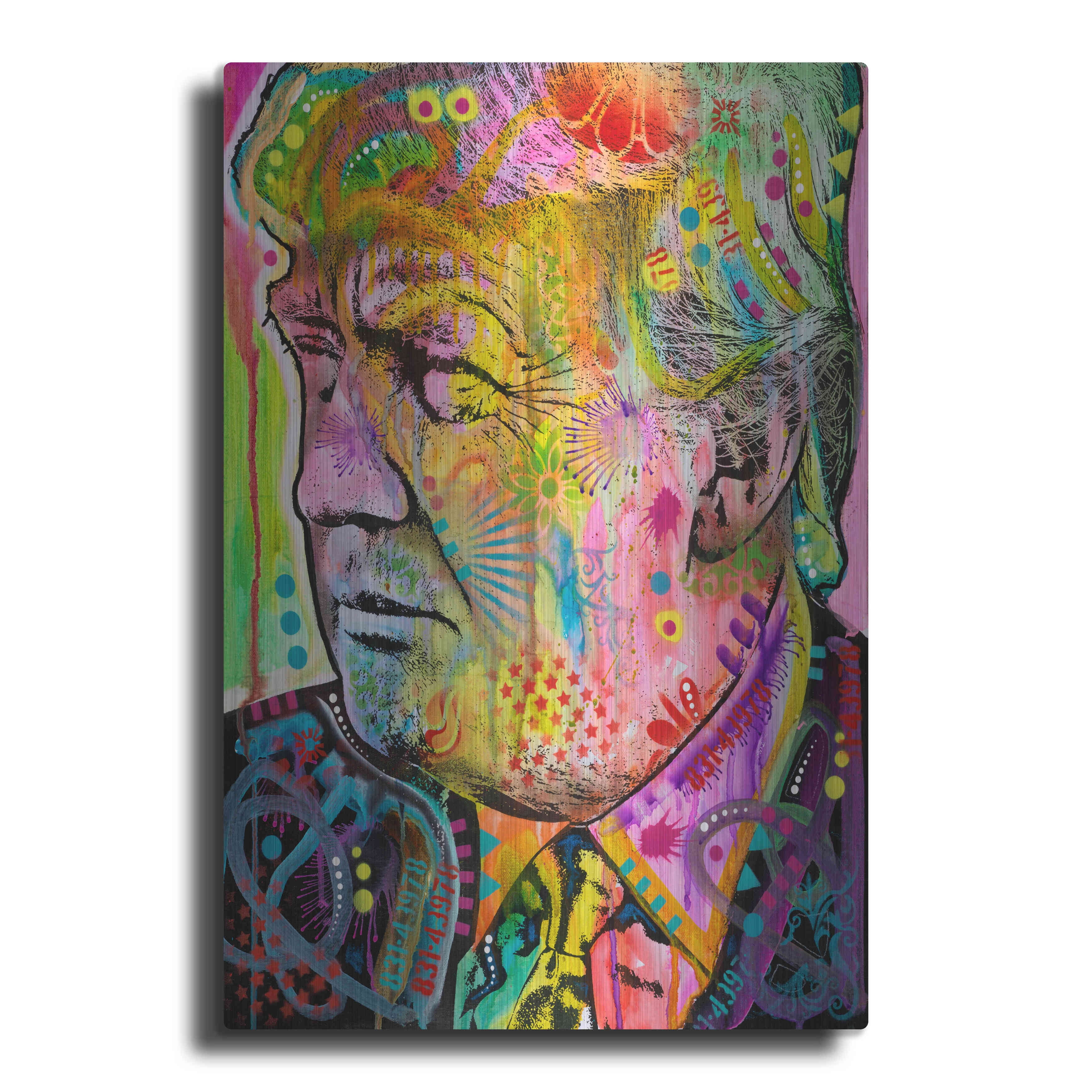 Luxe Metal Art 'Donald' by Dean Russo, Metal Wall Art, 12"x16 ...