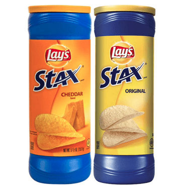 Lay's Stax Potato Crisps, Original, 5.75 Ounce (Pack of 11) - Walmart.com