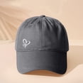 2026 Trendy Heart Baseball Caps for Women Men Girls Low Profile Dad ...