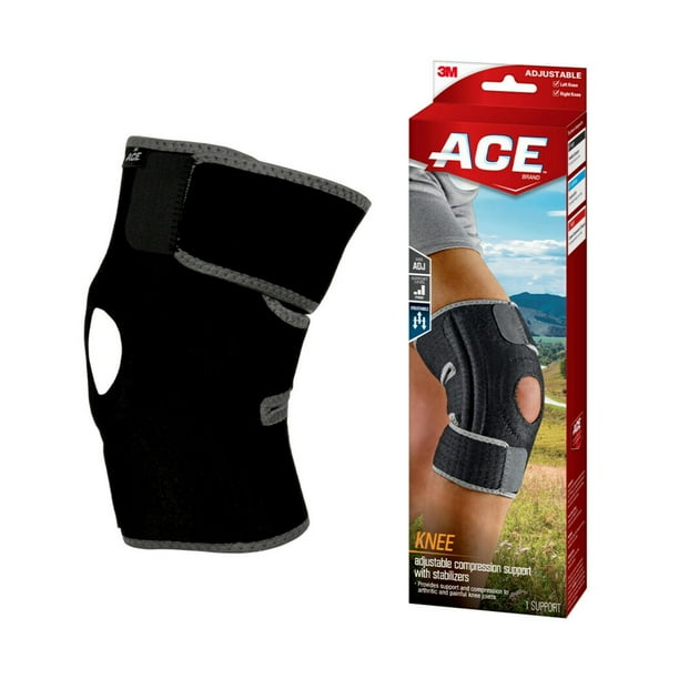 Rodillera Ace ajustable para rodillas rígidas, débiles o lesionadas ...