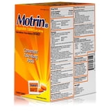 Motrin IB Ibuprofen 200mg Tablets for Pain & Fever, 50 packs of 2 ct ...