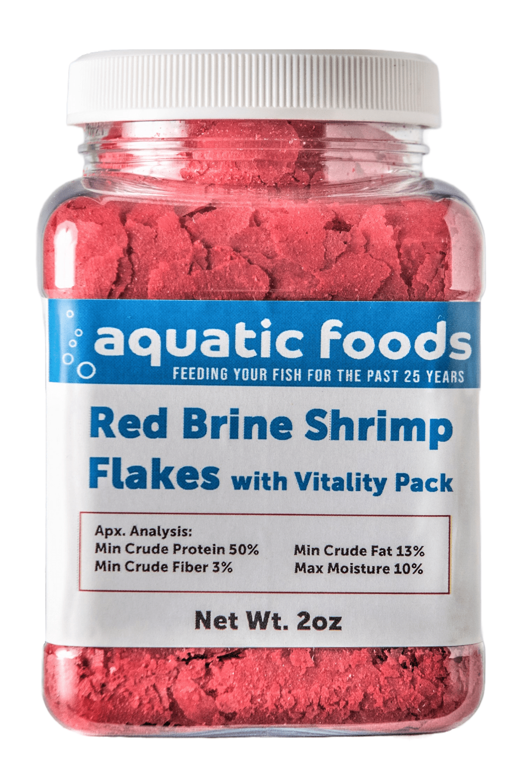 Red Brine Shrimp Color Enhancing Flakes with Vitamin Vitality Pack ...