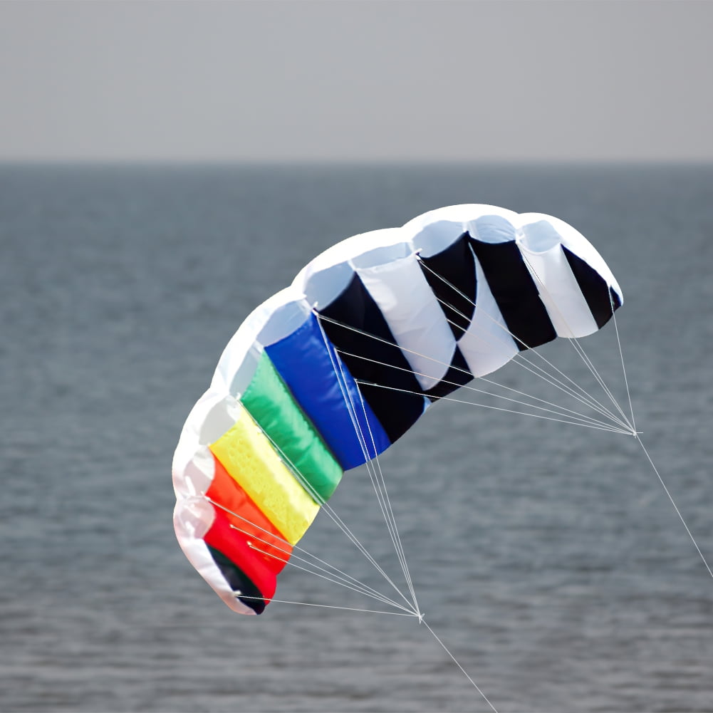 Canddidliike Dual Line Foil Stunt Kite for Ages 8 and Up, Beach Summer ...