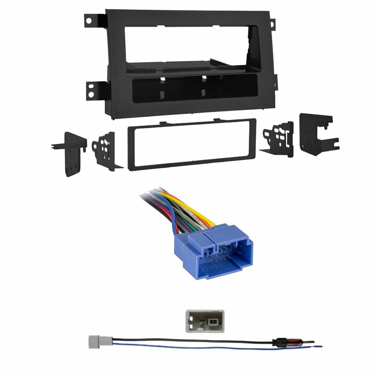 Metra 99-7870G 1 or 2 DIN Dash Kit w/ Wire Harness & Antenna Adapter ...