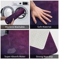 Bathroom Rugs Non Slip Washable - Black Dark Blue Purple Kitchen Mats ...