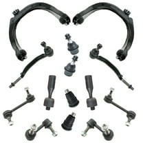 TRQ 6pc Steering & Suspension Kit Inner Outer Tie Rods w/ Lower Control ...