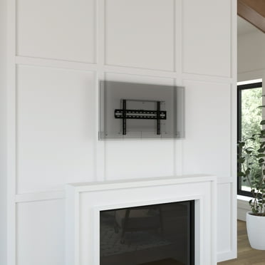 Philips Fixed TV Wall Mount, Fits 37-90", Holds up to 130lbs, Black ...