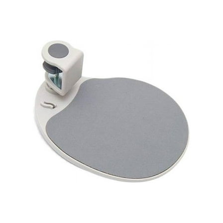 Under-Desk Mouse Platform with cable clip / 360° swivel (Black ...