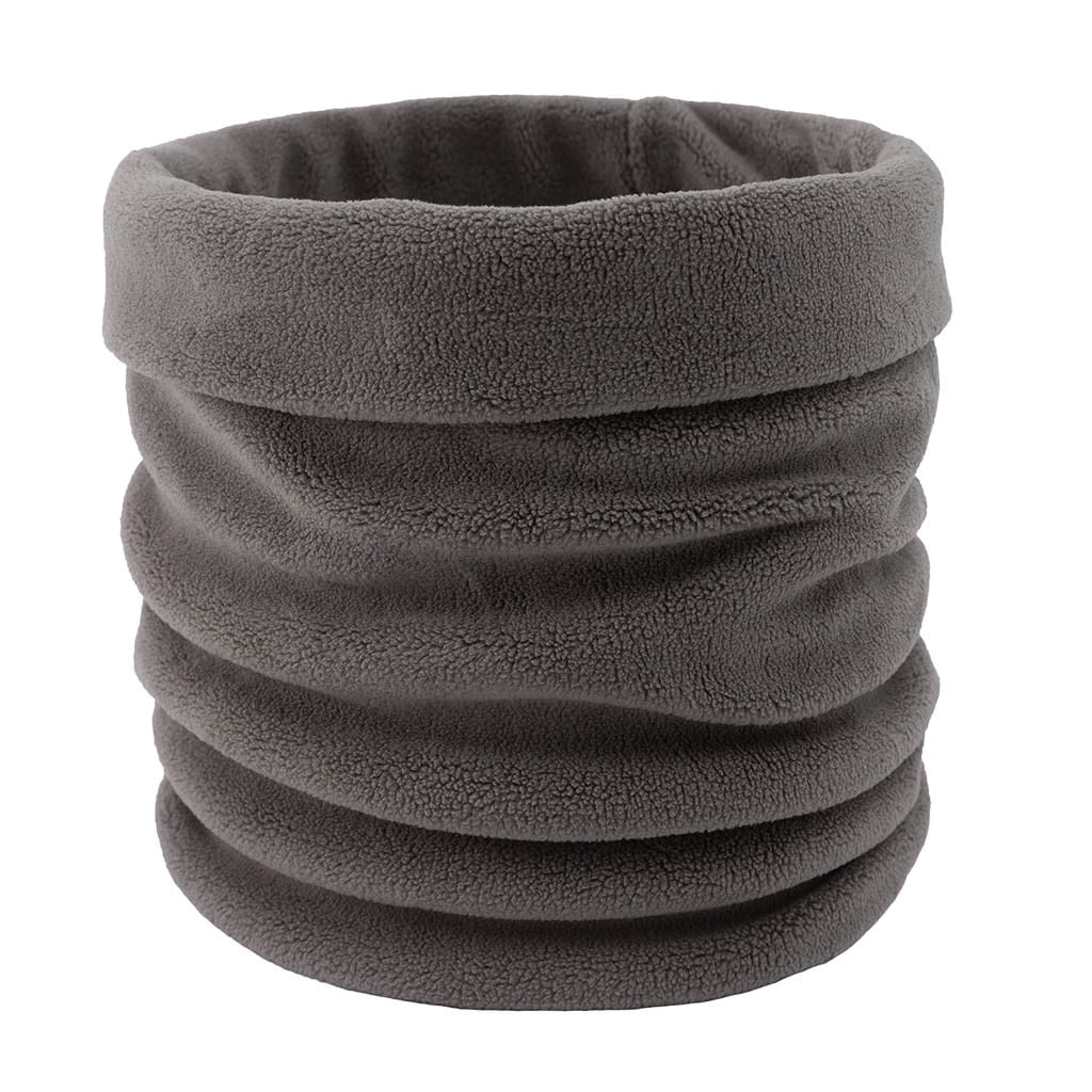 Click here for Unbranded Fleece Neck Warmer Unisex Solid Color Ne... prices