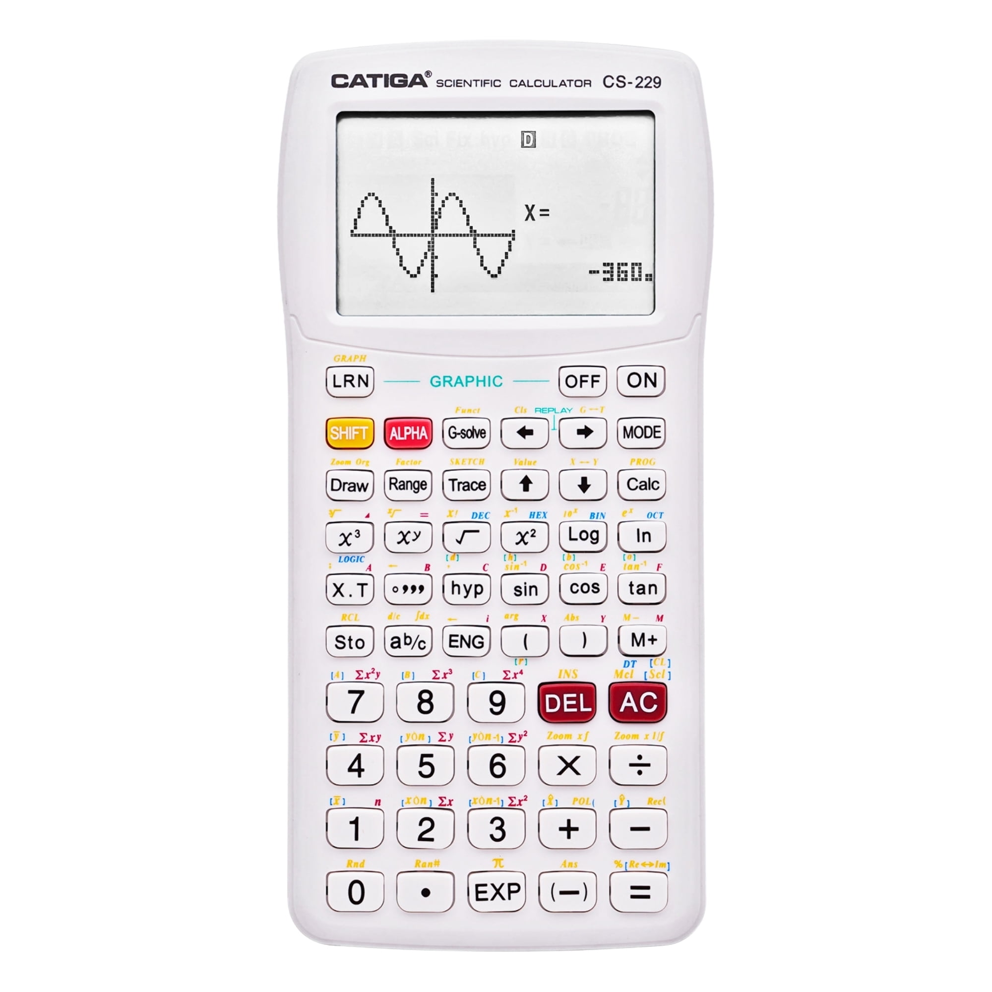 CATIGA CS-229 Scientific Calculator with Graphic Functions - Multiple ...