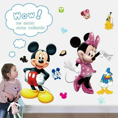 Cartoon Wall Sticker Decal Kids Nursery Mural DIY Home Decor | Walmart ...