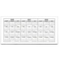 Easy Read Register Checkbook Registers Set of 5 Gray and White Lined ...