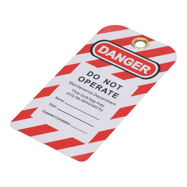 Lockout Tagout Tags, Safe Warning 20Pcs Lockout Tagout Kit Universal ...