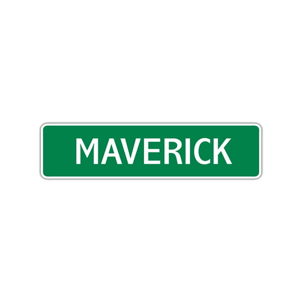 Maverick Boys Children Name KIds Letter Printed Plaque Indoor Outdoor ...