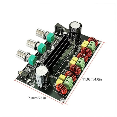 Amplifier Board DC12-24V Bluetooth-compatible 5.0 Volume Adjustable ...