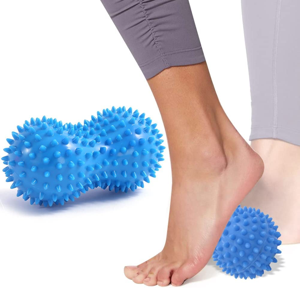 Peanut Ball, Foot Massager Ball, Spiky Massage Ball, for Trigger Point ...