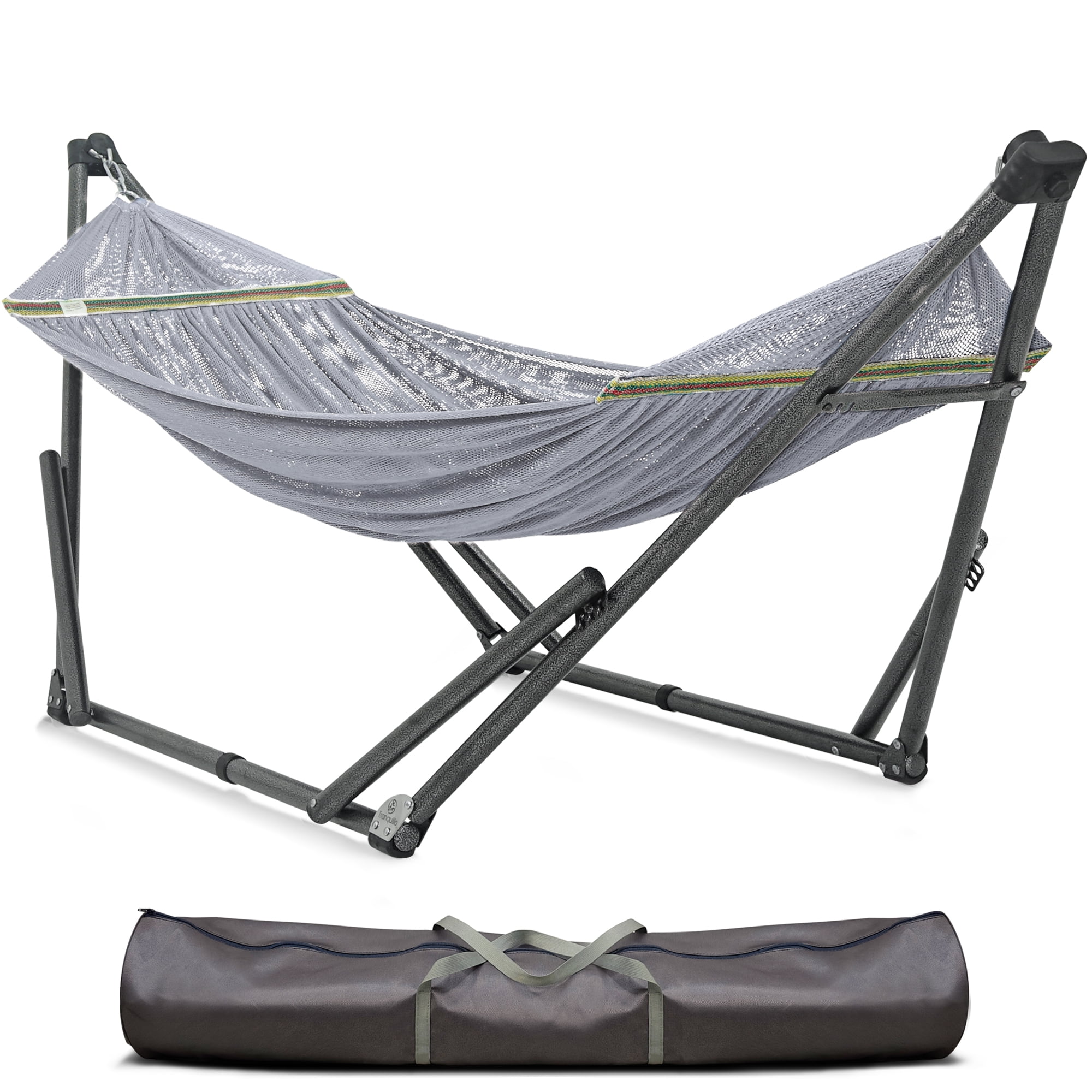 Click here for Tranquillo Uniki Collapsible Hammock Stand  Foldin... prices