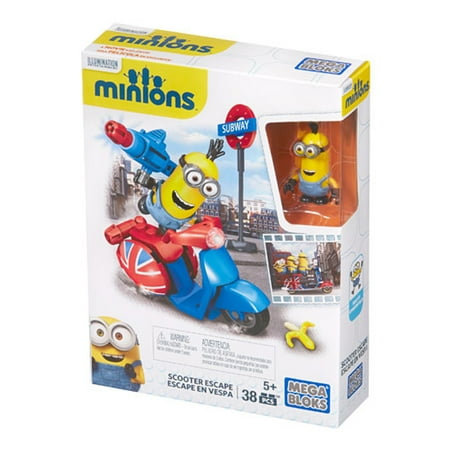 Mega Bloks Construx Despicable Me Minions CNF52 Scooter Escape ...