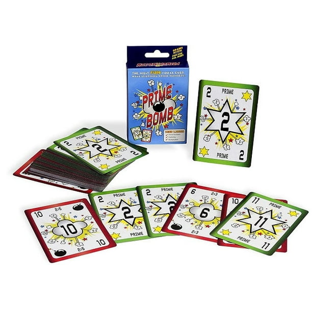Prime Bomb Card Game - Basic Prime Number Rules Game - Walmart.com