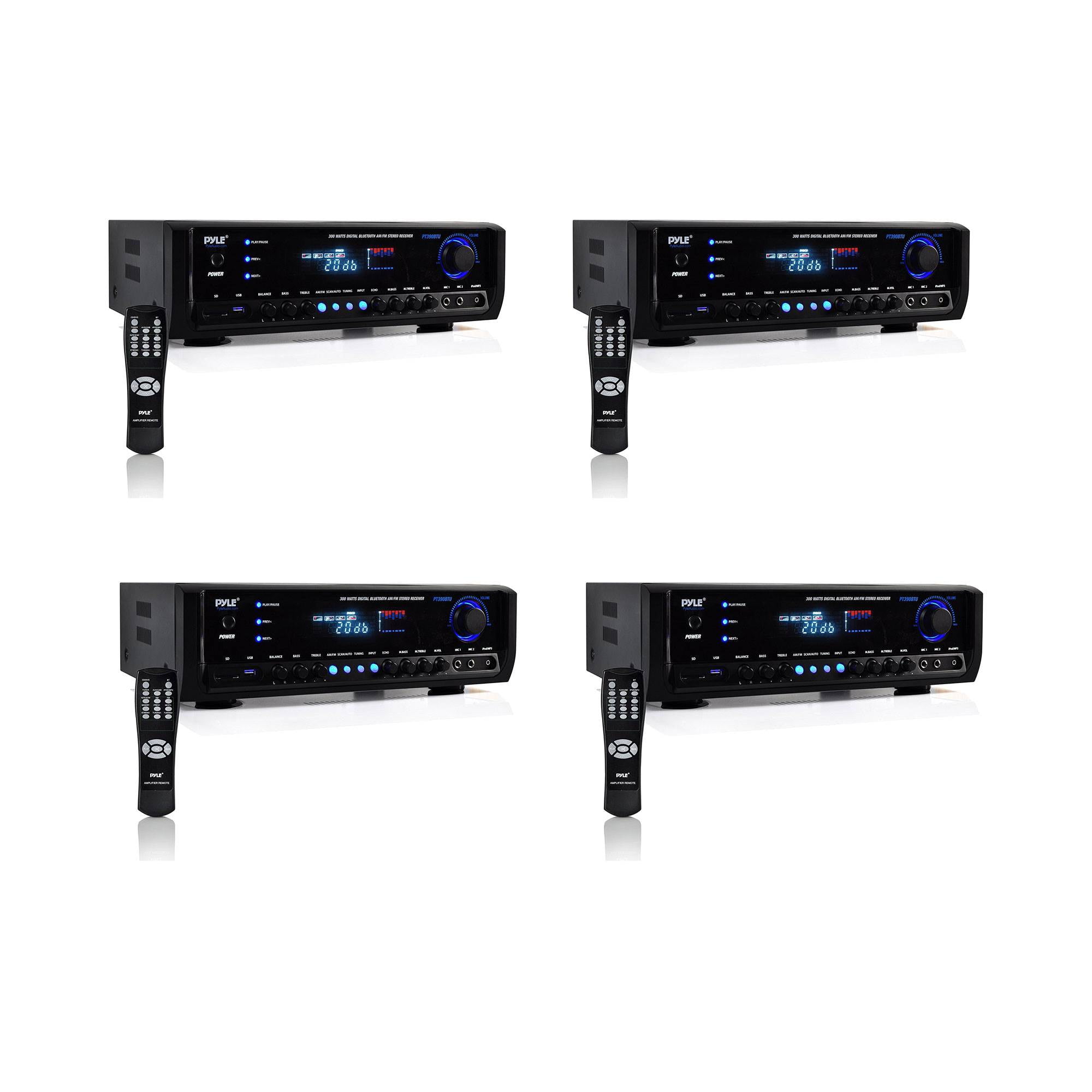 4 channel receiver system Connects to up to 4 speakers Streams ...