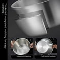 304 Stainless Steel Basin Thickened Round Household Soup Basin Egg ...