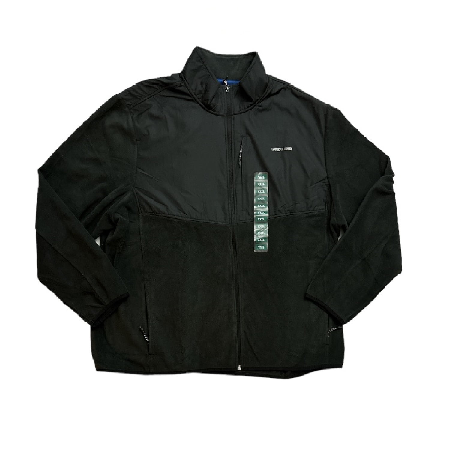 Land's End Men's Full-Zip T200 Midweight Fleece Jacket (Black, XXXL ...