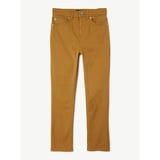 Free Assembly Boys 5-Pocket Pants, Sizes 4-18, Cotton Spandex, Relaxed ...