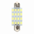 30 PCS 16 Car Bulb LED SMD 3528 42 mm - White - Walmart.com