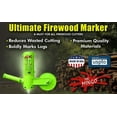 The Mingo, Firewood Measuring Tool, 16" Wheel, Chainsaw Log Marking ...
