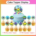 Peep and the big wide world Cake Topper CupcakeS Set Birthday Party ...