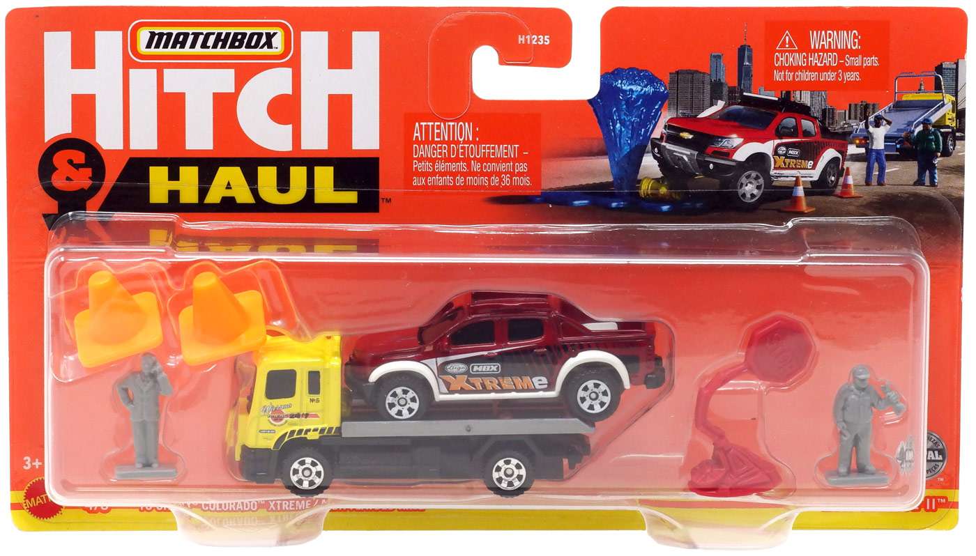 Matchbox Hitch & Haul '16 Chevy Colorado Xtreme / MBX Flatbed King ...