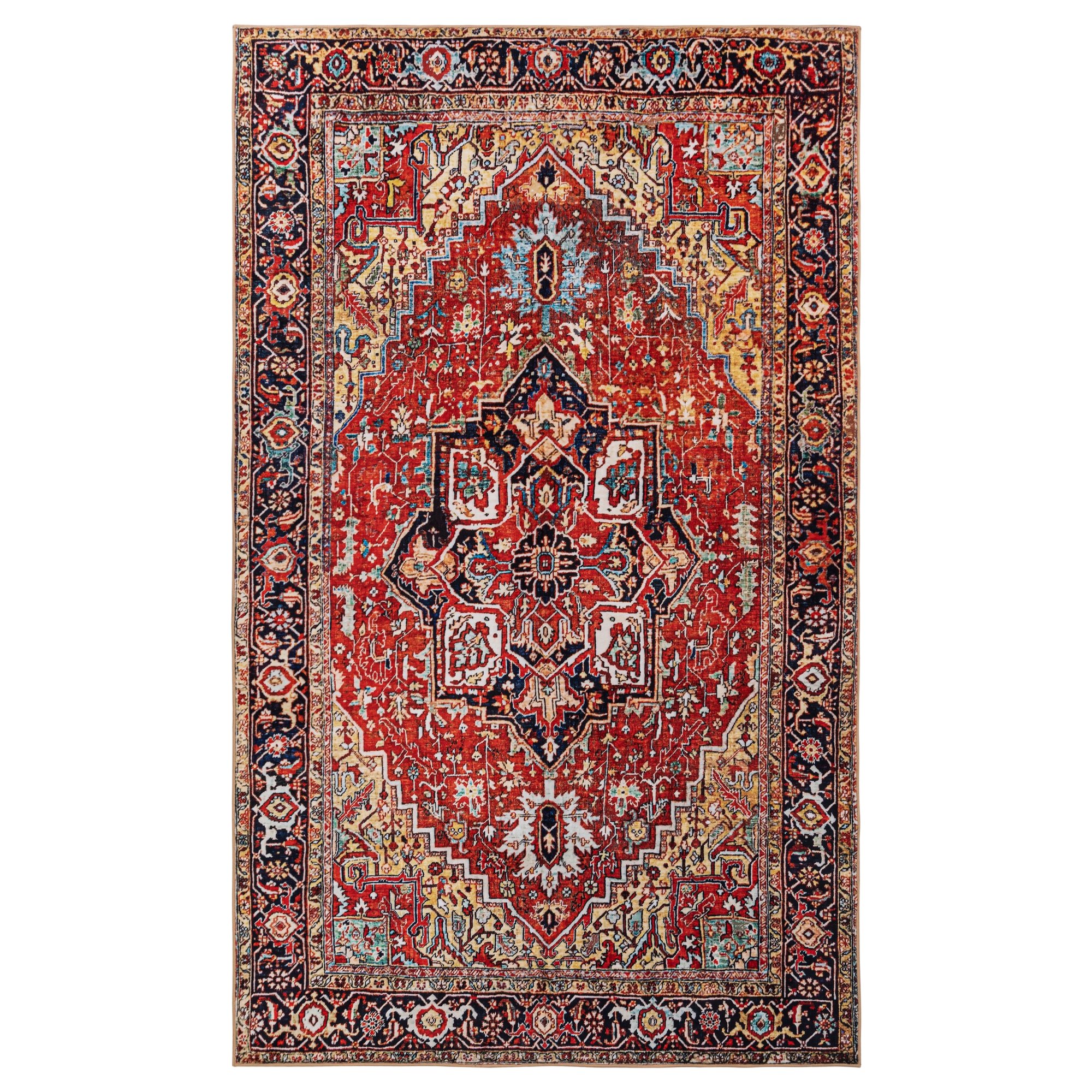 Click here for Jml Area Rug 5x7 Retro Accent Non-Slip Indoor Carp... prices