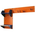 Wall Control Pegboard Garden Tool Board Organizer with Orange Pegboard ...